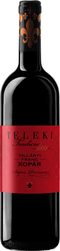 Teleki Tradíció 1881 Super Premium Vill. Franc Kopár 2015 0, Teleki Tradíció 1881 Super Premium Vill. Franc Kopár 2015 0,
